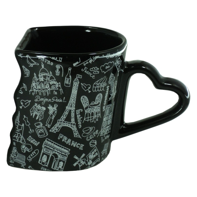 "Monuments of Paris" duo mugs