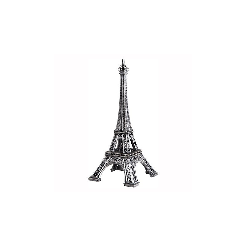 Old silver Eiffel Tower - Made in France - Souvenirs of Paris ...