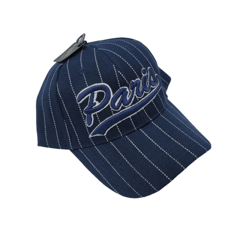 Paris cap with white lines - Souvenirs of Paris - Souvenirs&Co