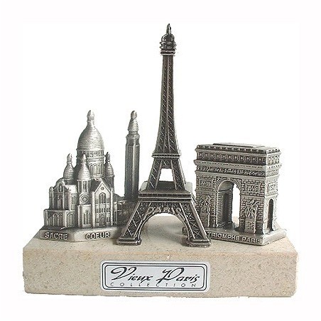 Three Monuments on marble - Souvenirs of Paris - Souvenirs&Co