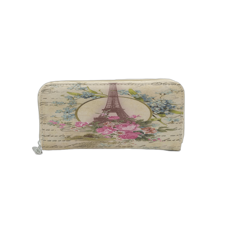 Illustrated Paris Wallet - Souvenirs of Paris - Souvenirs&Co