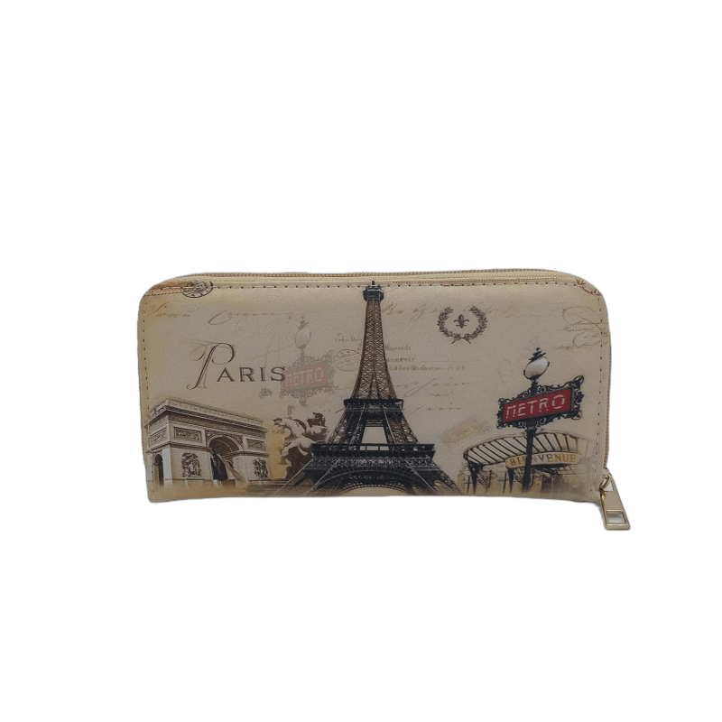 Illustrated Paris Wallet - Souvenirs of Paris - Souvenirs&Co