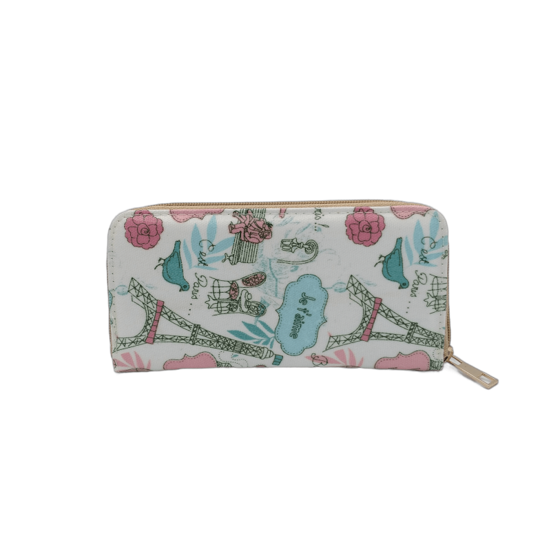 Illustrated Paris Wallet - Souvenirs of Paris - Souvenirs&Co