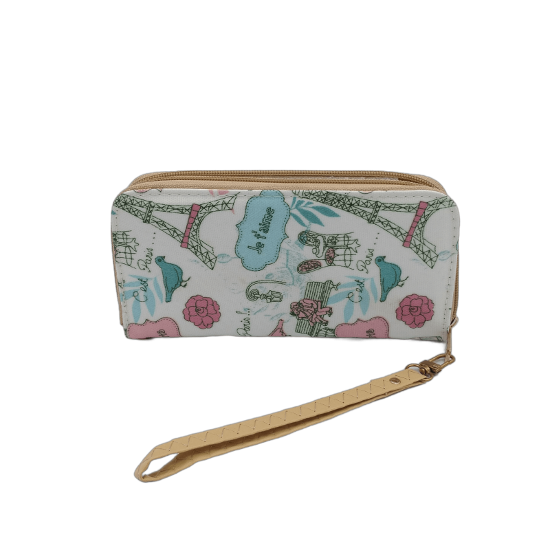 Illustrated Paris Wallet - Souvenirs of Paris - Souvenirs&Co